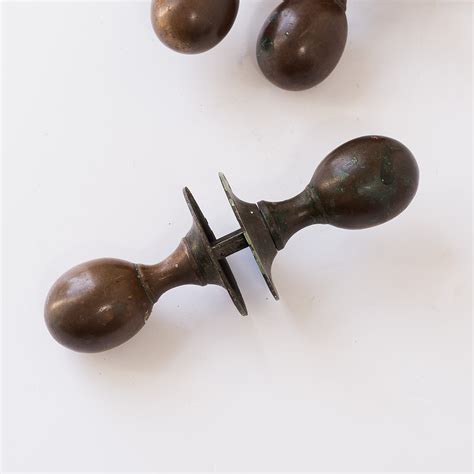 Edwardian Patinated Brass Door Knobs Lassco Englands Prime Resource For Architectural