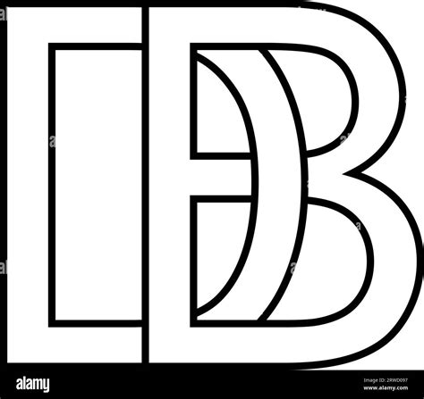 Bd Icon Stock Vector Images Alamy