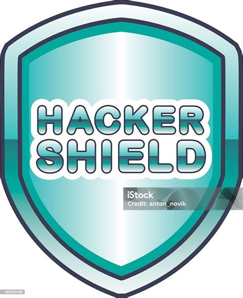 Hacker Shield Vector Icon Stock Illustration Download Image Now