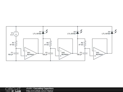 Cascading Capacitors CircuitLab