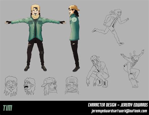 Tim Character Concept By Jeremythedrawer On Deviantart