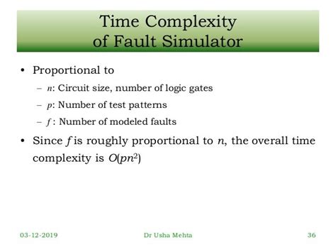 fault simulation testing of vlsi design