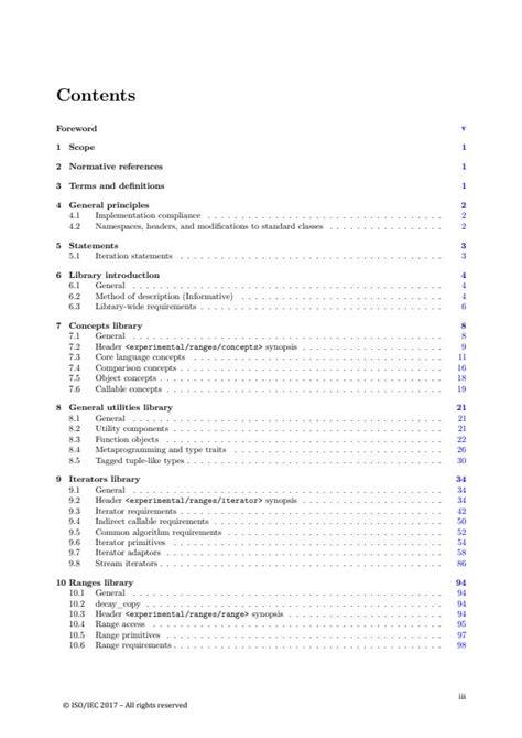ISO IEC TS 21425 2017 Programming Languages C Extensions For Ranges