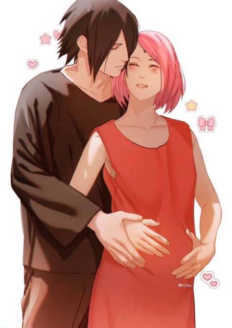 Haruno Sakura And Uchiha Sasuke Naruto And 1 More Drawn By Niku