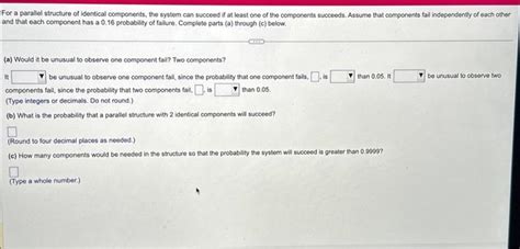 solved a would it be unusual to observe one component