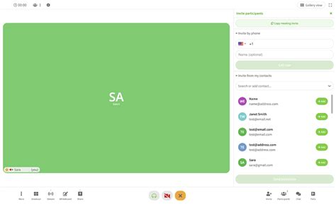 Add A Participant To A Meeting By Calling Them Snapcom Conferencing Support