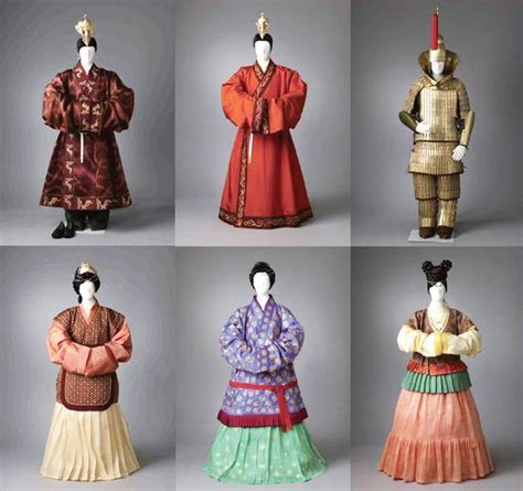 Korean Traditional Clothes Of Baekje Erabc18 Ad660 역사적 의상 전통 드레스 의상