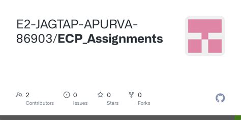 Github E2 Jagtap Apurva 86903ecpassignments