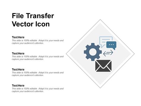 File Transfer Vector Icon Ppt Powerpoint Presentation Show Gallery