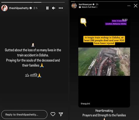 Odisha Train Accident Celebrities Express Grief Offers Condolences To