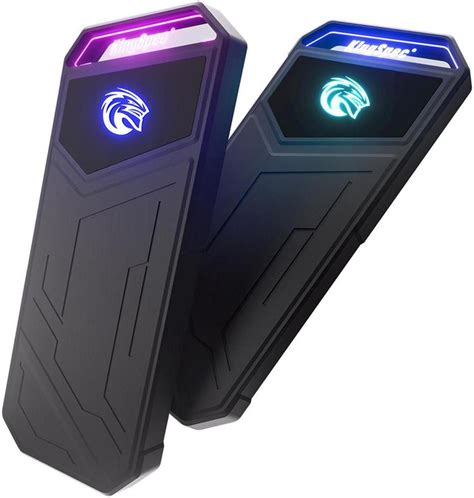 KingSpec 1TB External SSD With RGB 20Gbps Up To 2000 MB S Portable Solid State Drive Type C To
