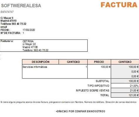 Cómo hacer una factura en Excel hoja de cálculo fácil