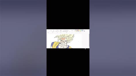 드래곤볼 폭렬격전 초사이어인 2손오공 그림판으로 그리기 Youtube
