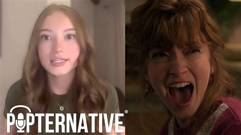 Caroline Elle Abrams On Filming The Pie Scene In Stranger Things Season