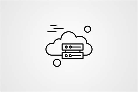 Vector Server Linear Icon Graphic By Kazimabbas1996 · Creative Fabrica