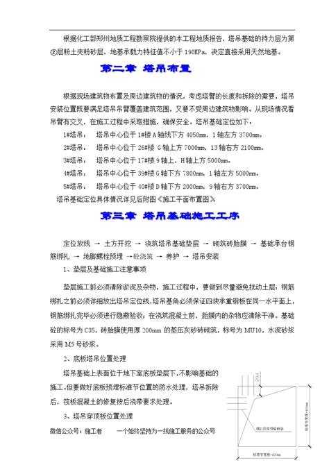 润丰新城塔吊布置方案 建筑设计规范 土木在线