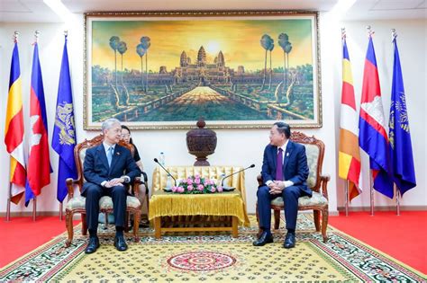 រដ្ឋមន្ត្រីធម្មការស្នើទូតចិនរៀបចំកិច្ចសហការផ្លាស់ប្តូរ ព្រះពុទ្ធសាសនា និងព្រះពុទ្ធសាសនា