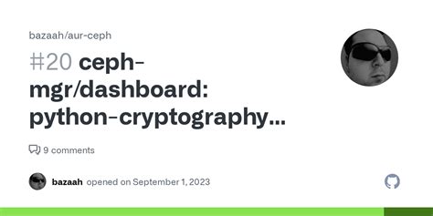ceph mgr dashboard python cryptography pyo3 modules may only be initialized once per