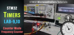 STM Counter Mode Example Frequency Counter With Timer Module