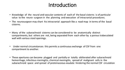 Anatomy Of Subarachnoid Cisterns Of Brain Pptx Anatomy Of Subarachnoid Cisterns Of Brain Pptx