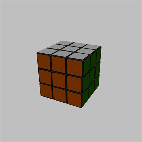 3d Realistic Rubik S Cube