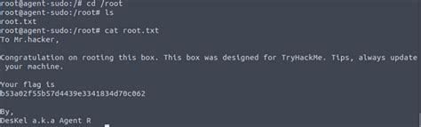 Tryhackme Agent Sudo Ctf Walkthrough And Tips