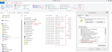 Pengertian Extensi File Rahasia Titik Disetiap Nama File