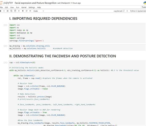 Ai Python Opencv Scikit Mediapipe Csv Ajinkya Tarodekar