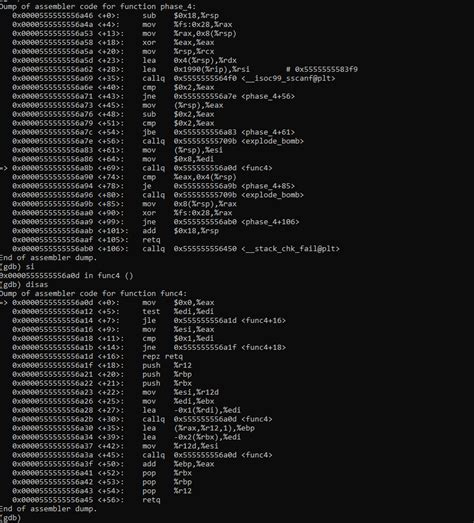 Solved Bomb Lab Phase 4 I Just Figured Out The Solution
