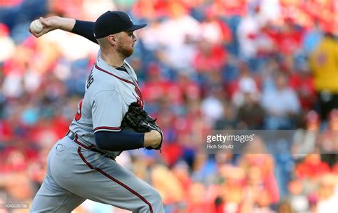 Sean Newcomb Of The Atlanta Braves During A Game Against The