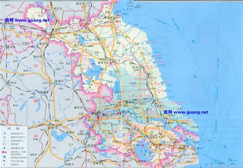 江苏地图 江苏旅游图
