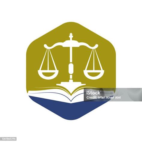법률 교육 로고 디자인 벡터 천칭 자리와 오픈 북 로고 조합 법에 대한 스톡 벡터 아트 및 기타 이미지 법 공부 로고