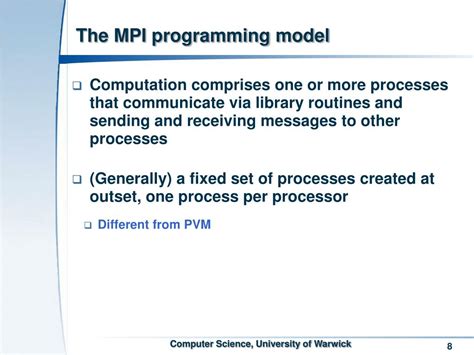 Ppt High Performance Computing Course Notes 2007 2008 Message Passing Programming I Powerpoint