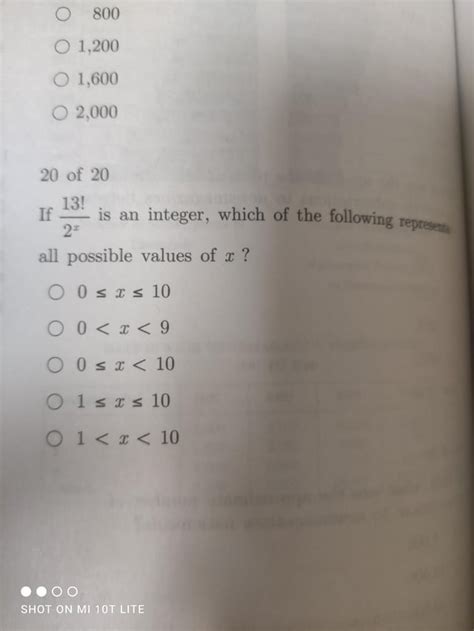 Quantitative Comparison Question From The Gre Big Book Test 6 Section 4 Pg 249 Q15 R Gre