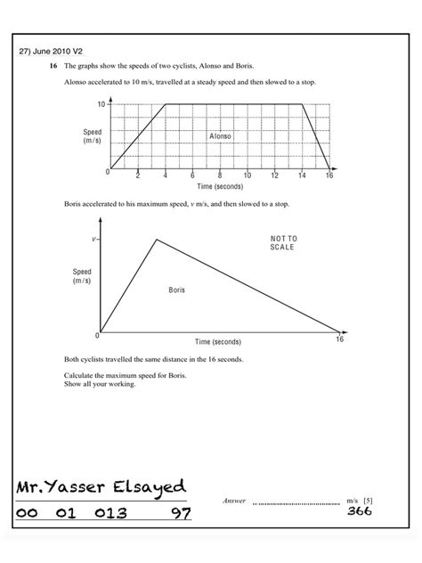 Speedtime Graph Pdf Speed Acceleration