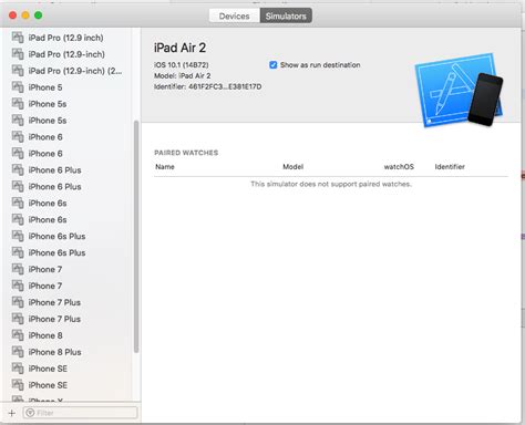 Ios Installing Different Versions Of Iphone Simulator Stack Overflow