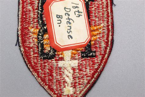 USMC WW2 18th Defense Battalion Patch USP379 Time Traveler Militaria