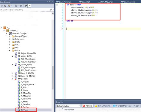 Beckhoff Twincat3 Plc中在action中控制电机运动的教训 一杯清酒邀明月 博客园