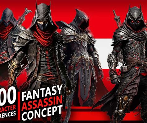 Artstation 400 Fantasy Assassin Concept Character References Artworks