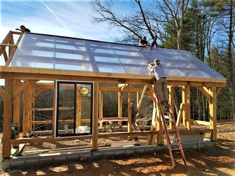 My Greenhouse Dream Came True Timberframe Style — Steemit