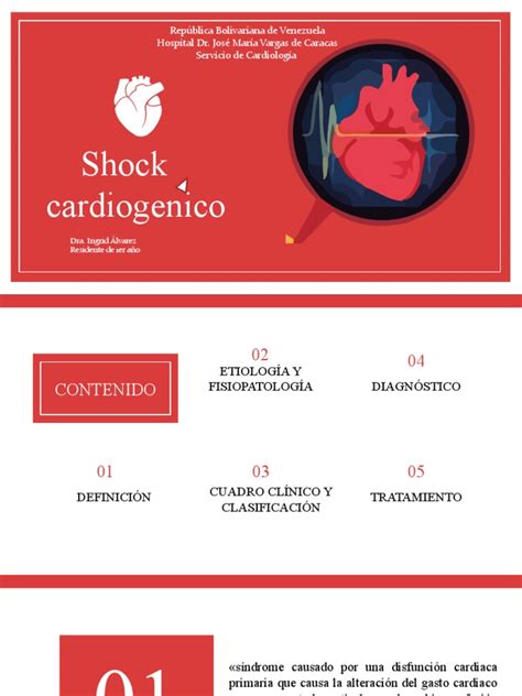 Choque Cardiogénico Definición Y Tratamiento Pdf Músculo Cardíaco
