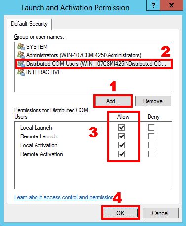 DCOM Configuration Dcomcnfg On Windows Windows Server
