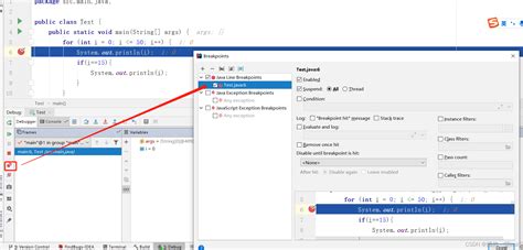 【idea】idea常用断点详解idea断点 Csdn博客