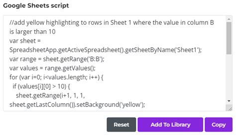 Google Apps Write Code Google Apps Script Generator Ajelix