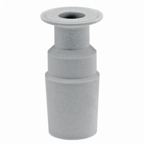 Cg 1002 B Ptfe Adapters Sanitary To Standard Taper Glass Filled Ptfe Tri Clamp Chemglass