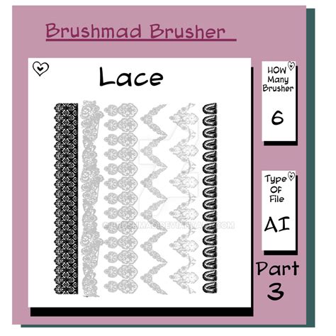 Illustrator Lace Brush Part 3 By Brushmad On Deviantart