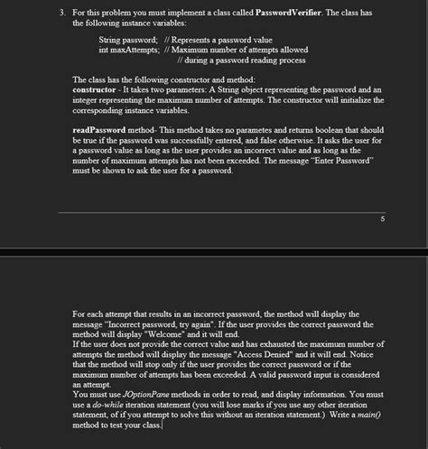 Solved For This Problem You Must Implement A Class Called Chegg