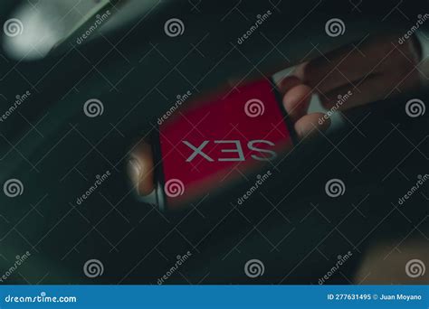 Man And Word Sex In His Smartphone Stock Image Image Of Dating Phone