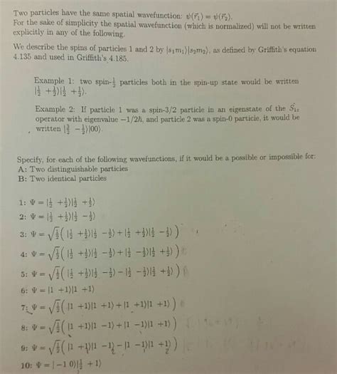 solved two particles have the same spatial wavefunction