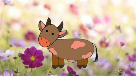 Рисуем с детьми 4 5 лет Давай нарисуем Корову Youtube